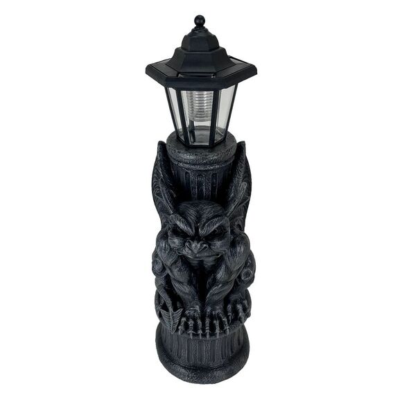 World of Wonders | Accents | Gothic Guardian Gargoyle Led Solar Light ...